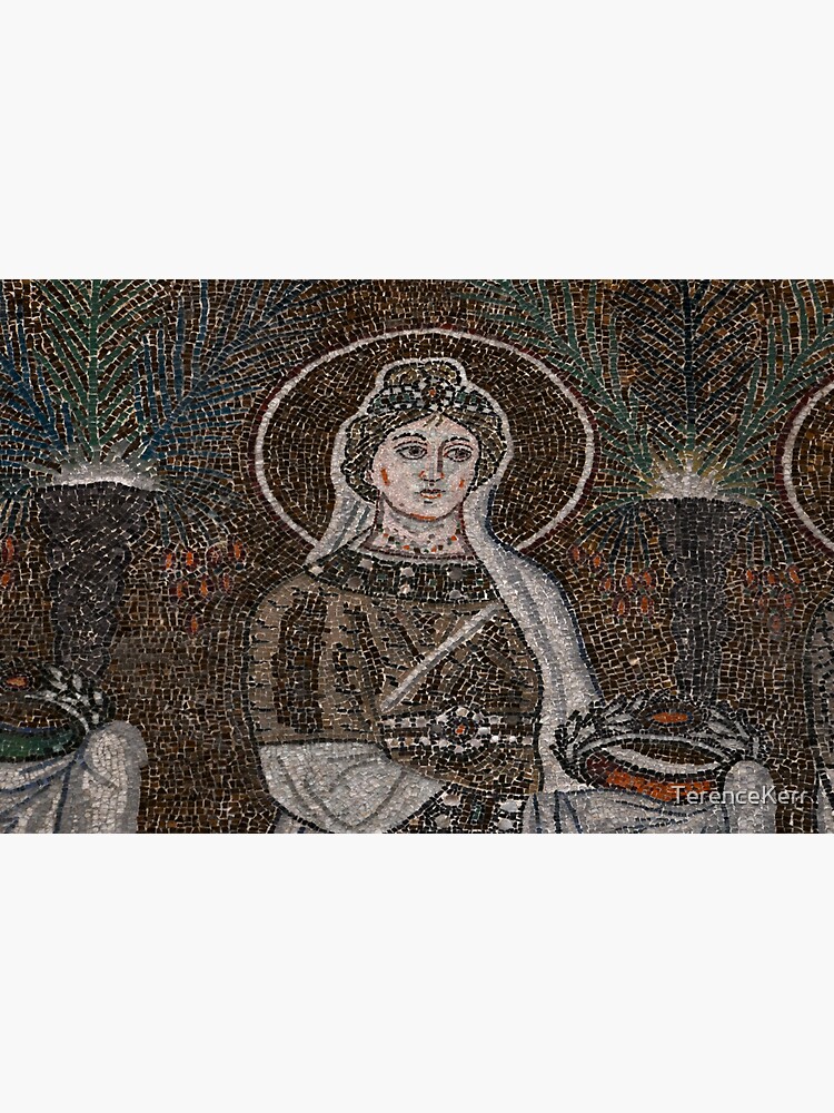 "The solemn face of an early Christian saint" Sticker for Sale by ...