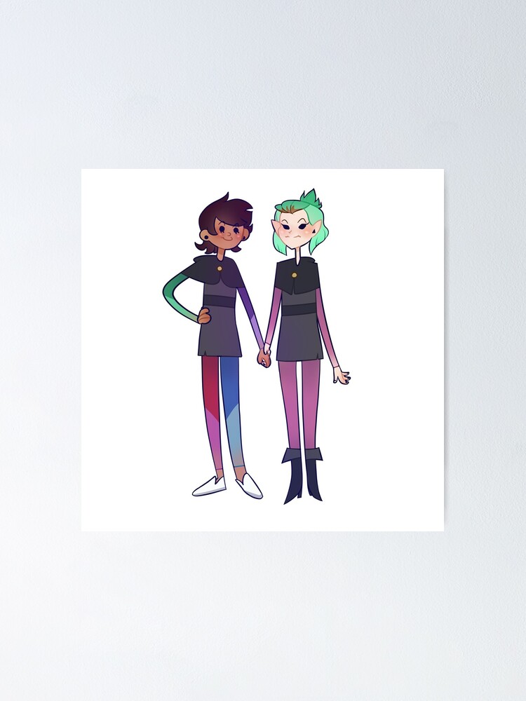 "Lumity holding hands" Poster by spencyart | Redbubble