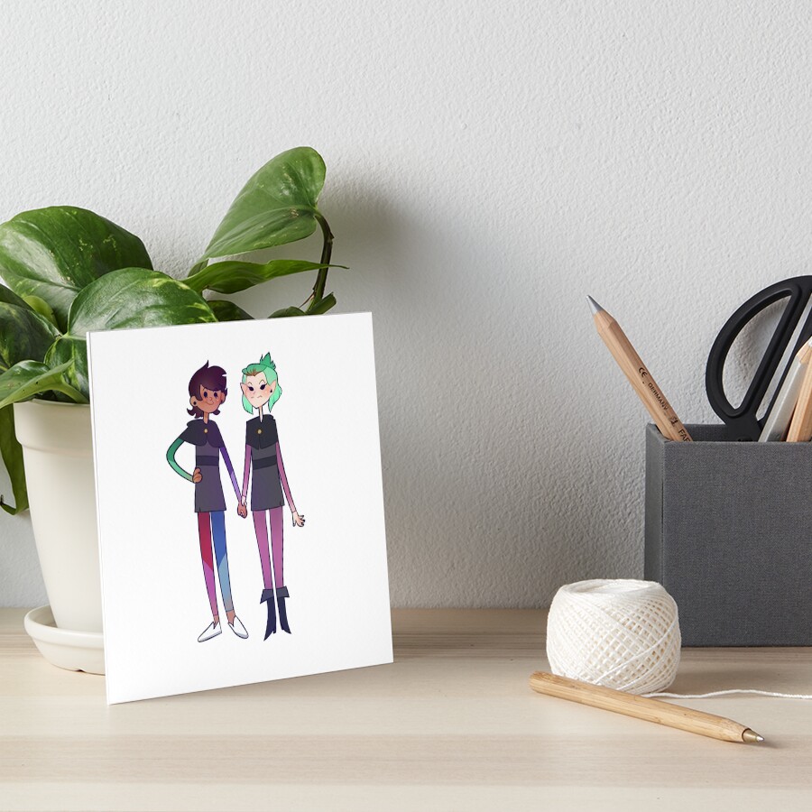 "Lumity holding hands" Art Board Print by spencyart | Redbubble