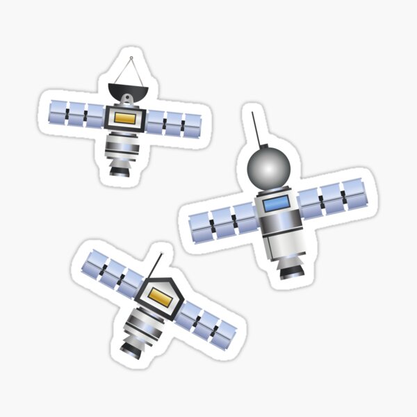 "Satellites" Sticker for Sale by AeroAstro | Redbubble
