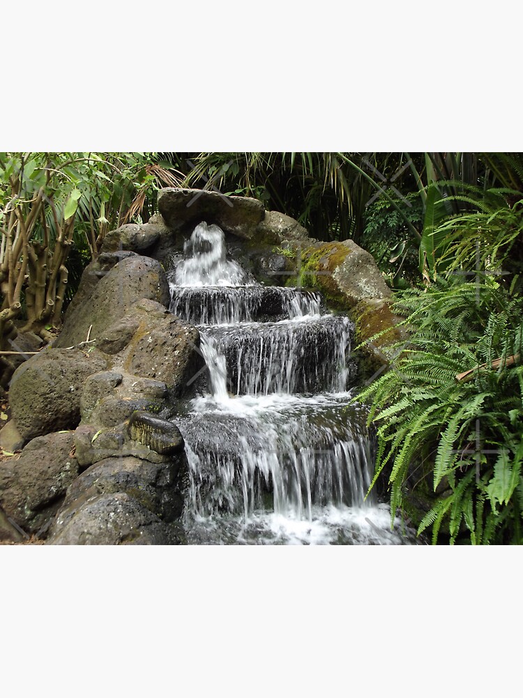 "Waterfall fountain" Sticker for Sale by greentiger1 | Redbubble
