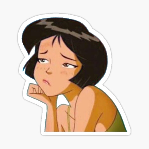 "Alex from “Totally Spies!” " Sticker by AtalyaA | Redbubble