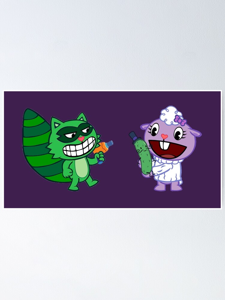 "Happy Tree Friends" Poster for Sale by Marhewa | Redbubble