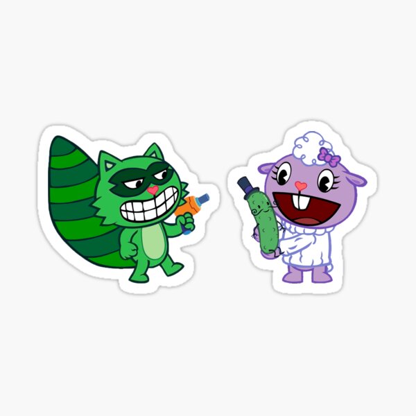 "Happy Tree Friends" Sticker by Marhewa | Redbubble