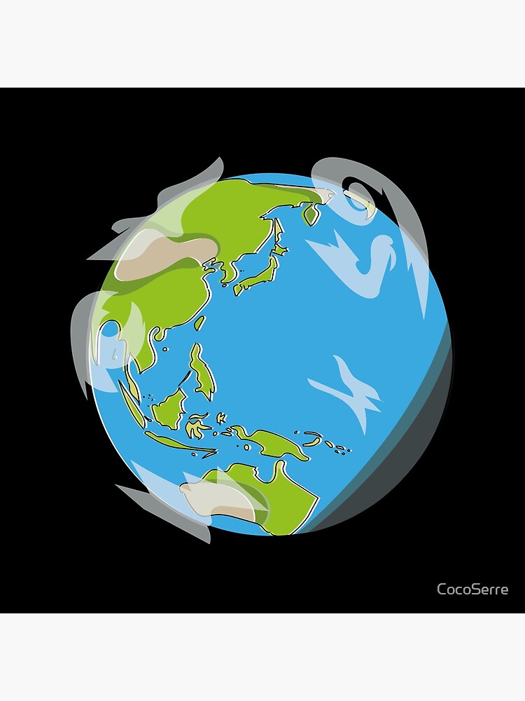 "Planet Earth Illust Design" Poster by CocoSerre | Redbubble