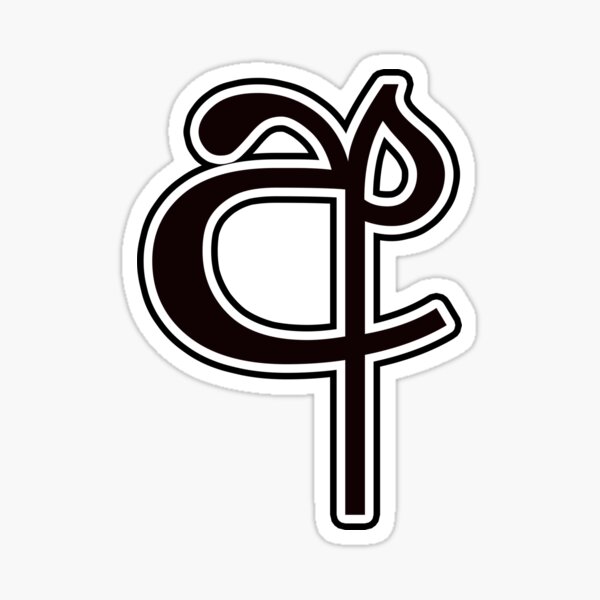 "1st letter" Sticker for Sale by Bubbynoh | Redbubble