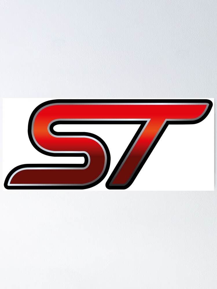 "Ford Fiesta ST logo" Poster by MarkDDesigns | Redbubble