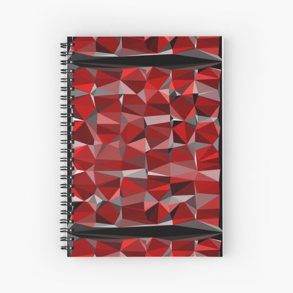 "CUBİST TRİANGULAR view of red and black 3D design in the style of ...