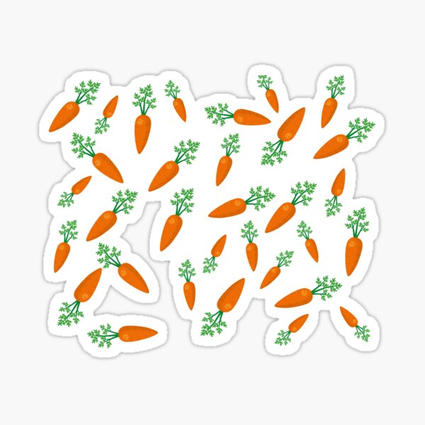 "cute carrot " Sticker for Sale by ismailb02 | Redbubble
