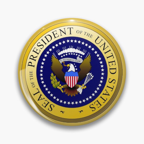"Us Presidential Seal" Pin for Sale by Evgeniy Sakharov | Redbubble