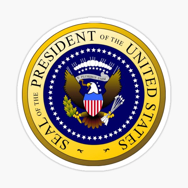 "Us Presidential Seal" Sticker for Sale by Evgeniy Sakharov | Redbubble