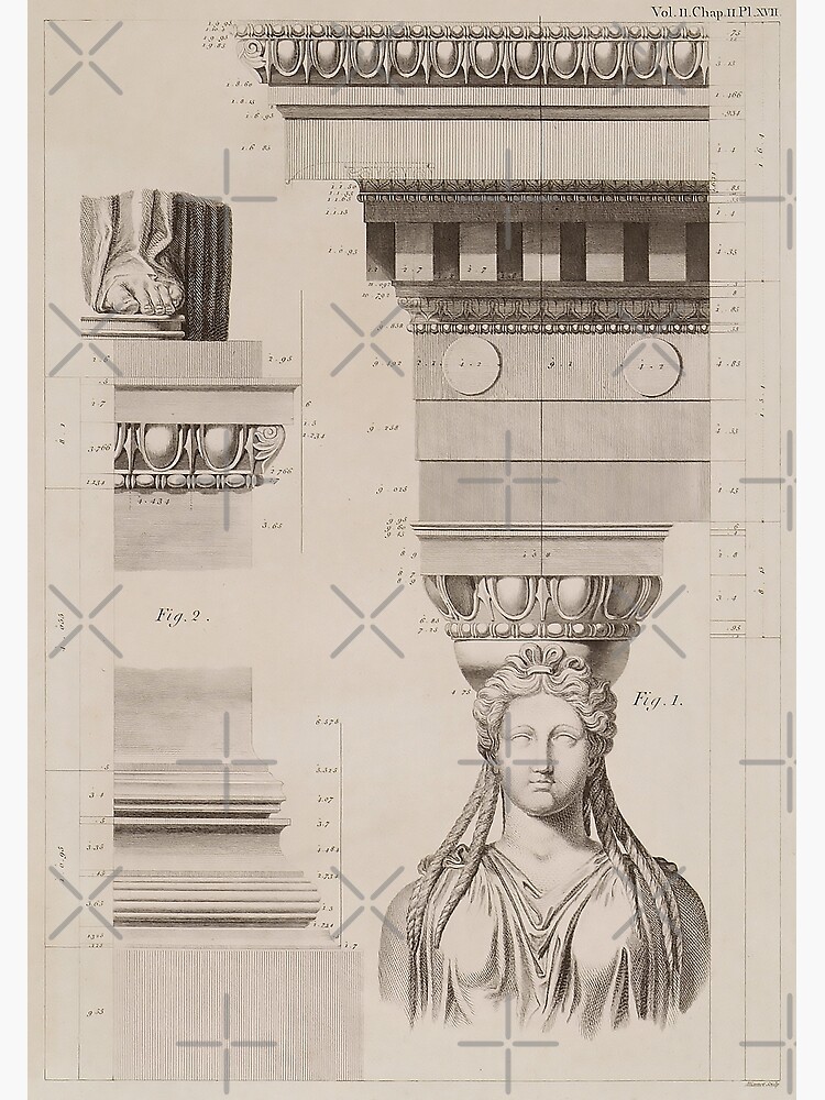 "The details of a Caryatid" Poster for Sale by ClassicalGreece | Redbubble