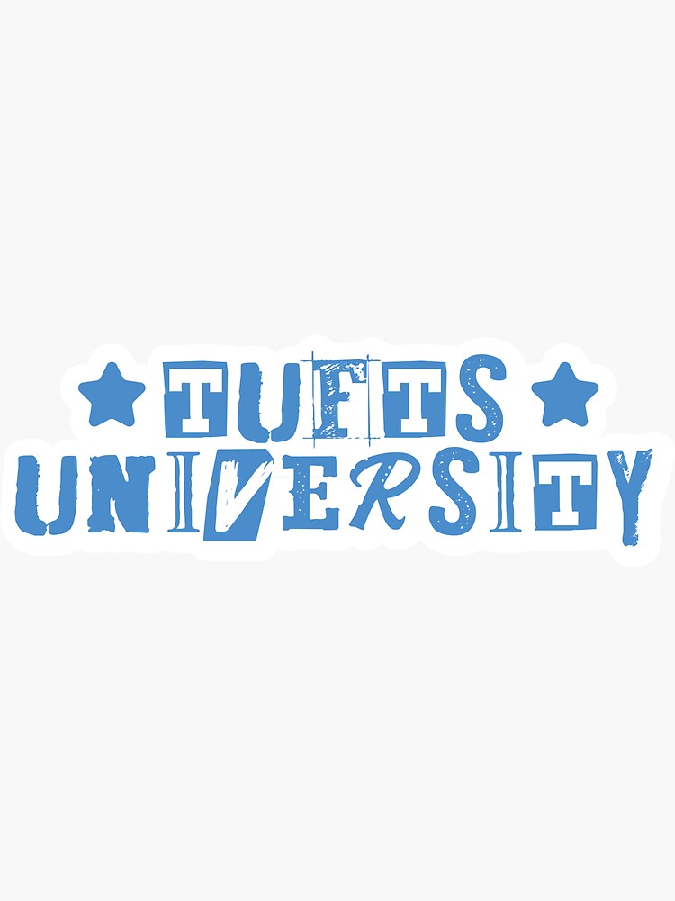 "Tufts University Sticker" Sticker for Sale by unistickerville | Redbubble