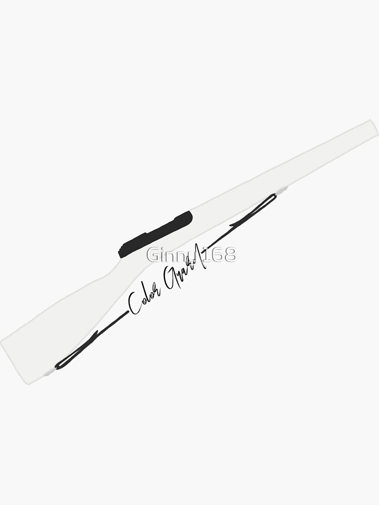 "Color Guard Rifle" Sticker for Sale by NataNata | Redbubble