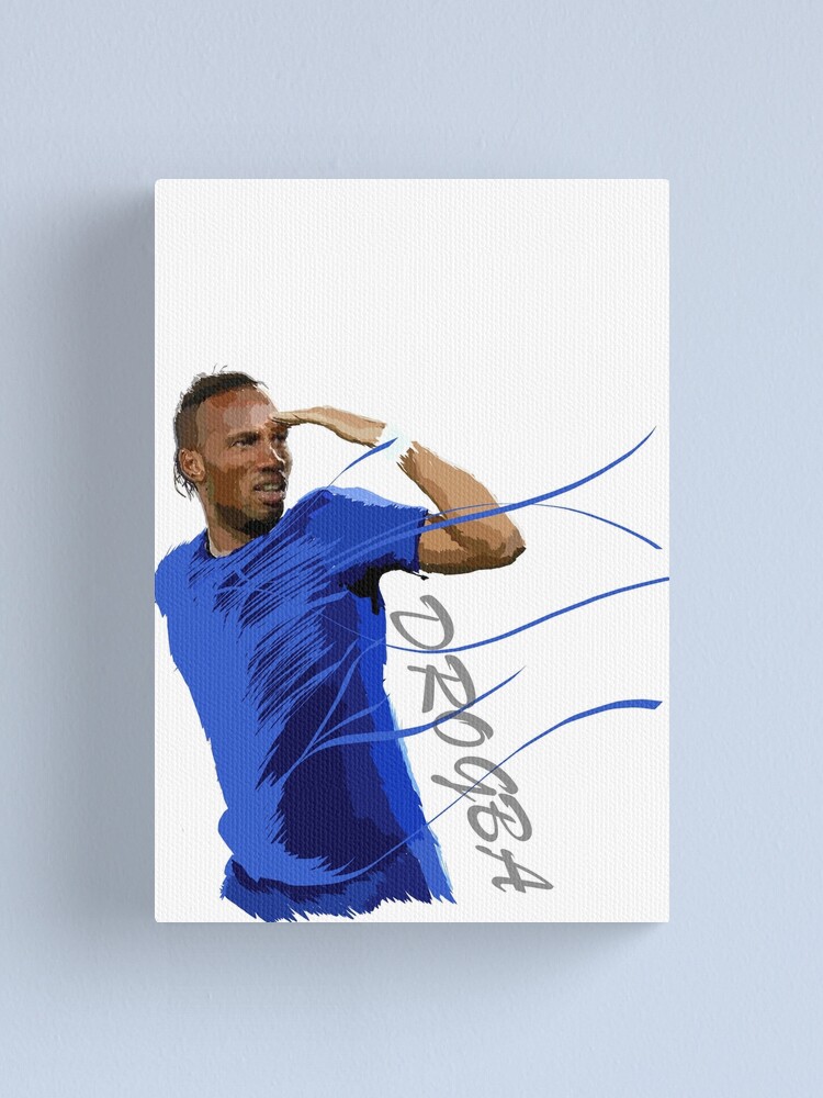 "The King of Chelsea - Didier Drogba - Legend" Canvas Print by Armaan ...
