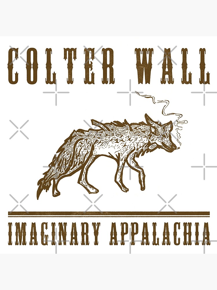 "colter wall imaginary appalachia 2021 nekat12" Art Board Print for ...