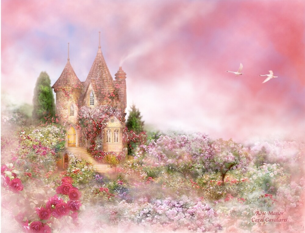 "Rose Manor" by Carol Cavalaris | Redbubble