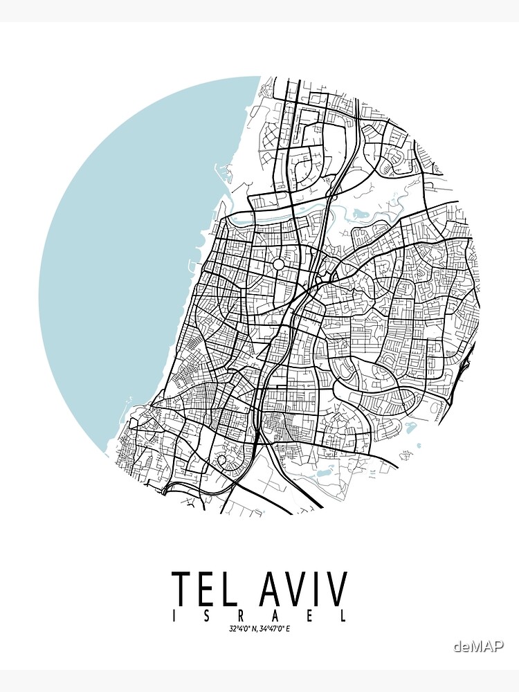 Mapa De Ciudades De Israel