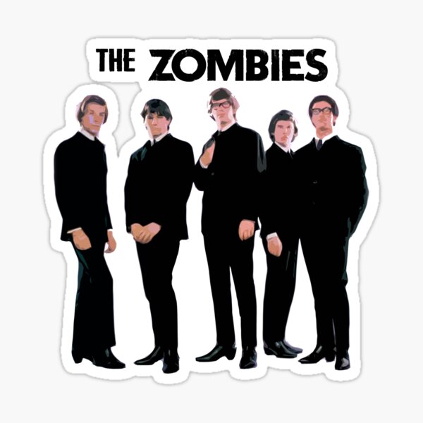 "The Zombies" Sticker for Sale by plonco71 | Redbubble