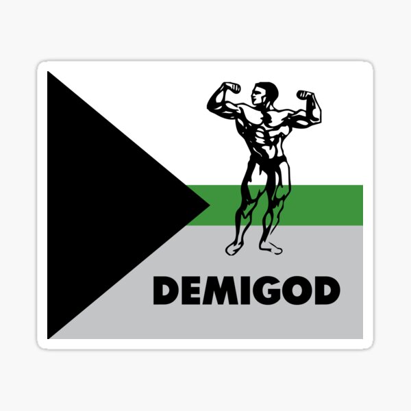 "Demiromantic Demigod Pride Flag" Sticker for Sale by asexualowls ...