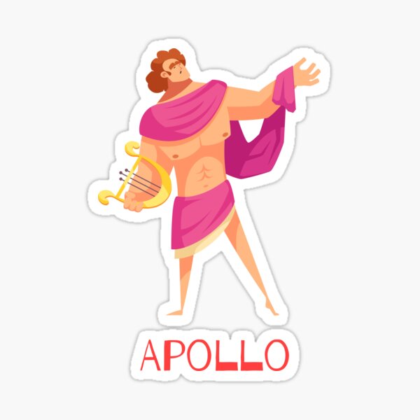 "Apollo" Sticker for Sale by SemirRM | Redbubble