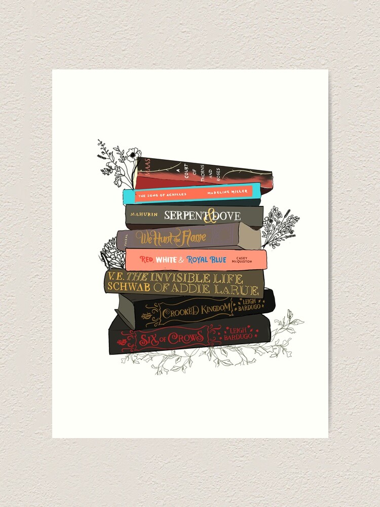 "Booktok Favorites" Art Print for Sale by mfmcfarlane | Redbubble