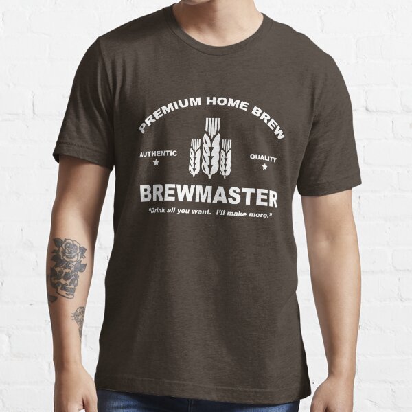 "Home Brew Brewmaster" T-shirt for Sale by goodtogotees | Redbubble ...