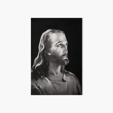 "Jesus Christ Profile" Art Board Print by muniralawi | Redbubble
