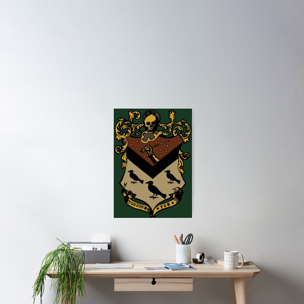 "Black Family Crest" Poster for Sale by taliahb | Redbubble