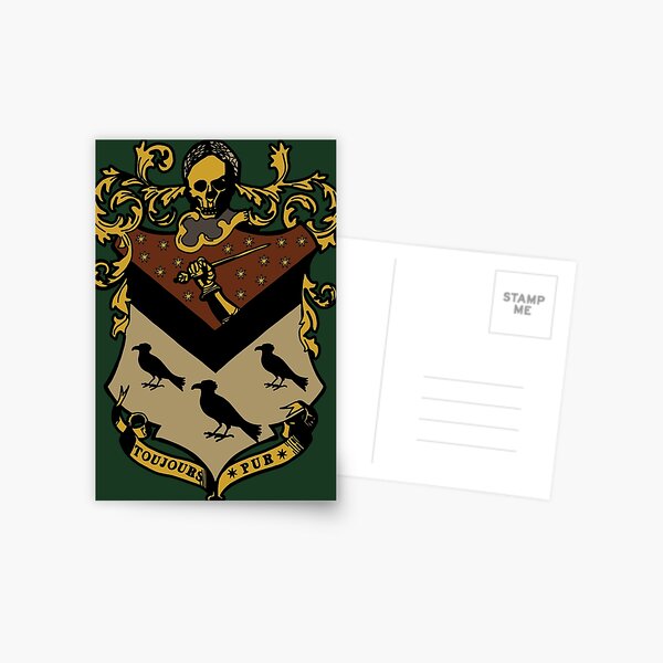 "Black Family Crest" Postcard for Sale by taliahb | Redbubble