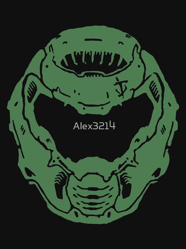 "Doomguy Helmet from Doom" T-shirt for Sale by Alex3214 | Redbubble ...