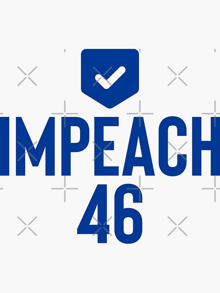 "Impeach 46 Joe Biden Republican #6" Sticker for Sale by SalahBlt ...