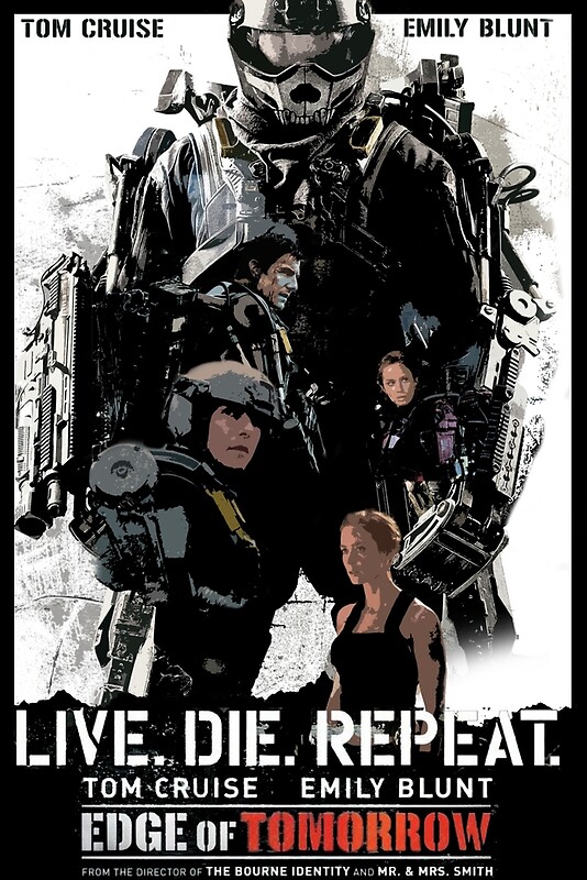 "Edge of Tomorrow poster" by blackcross | Redbubble