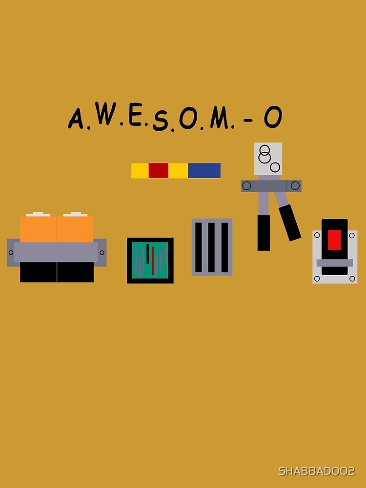 "AWESOM-O 4000" Art Print for Sale by SHABBADOO2 | Redbubble