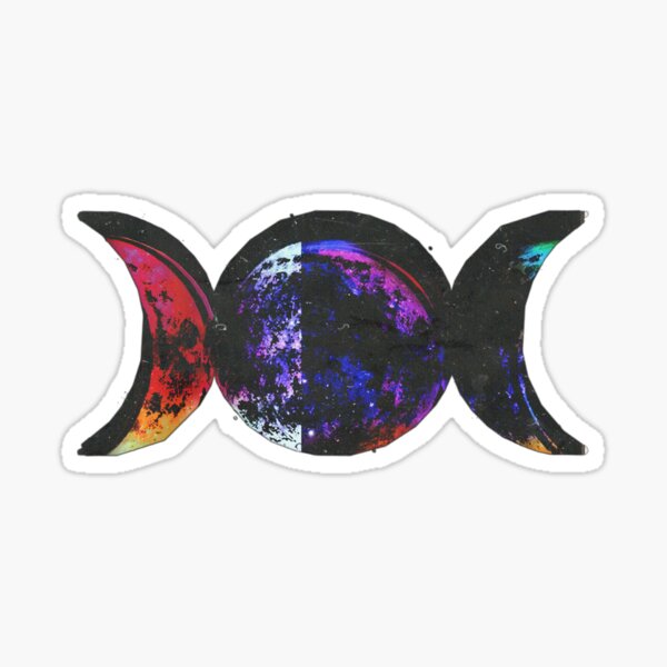 "Triple Moon Goddess" Sticker for Sale by youlittlewitch | Redbubble