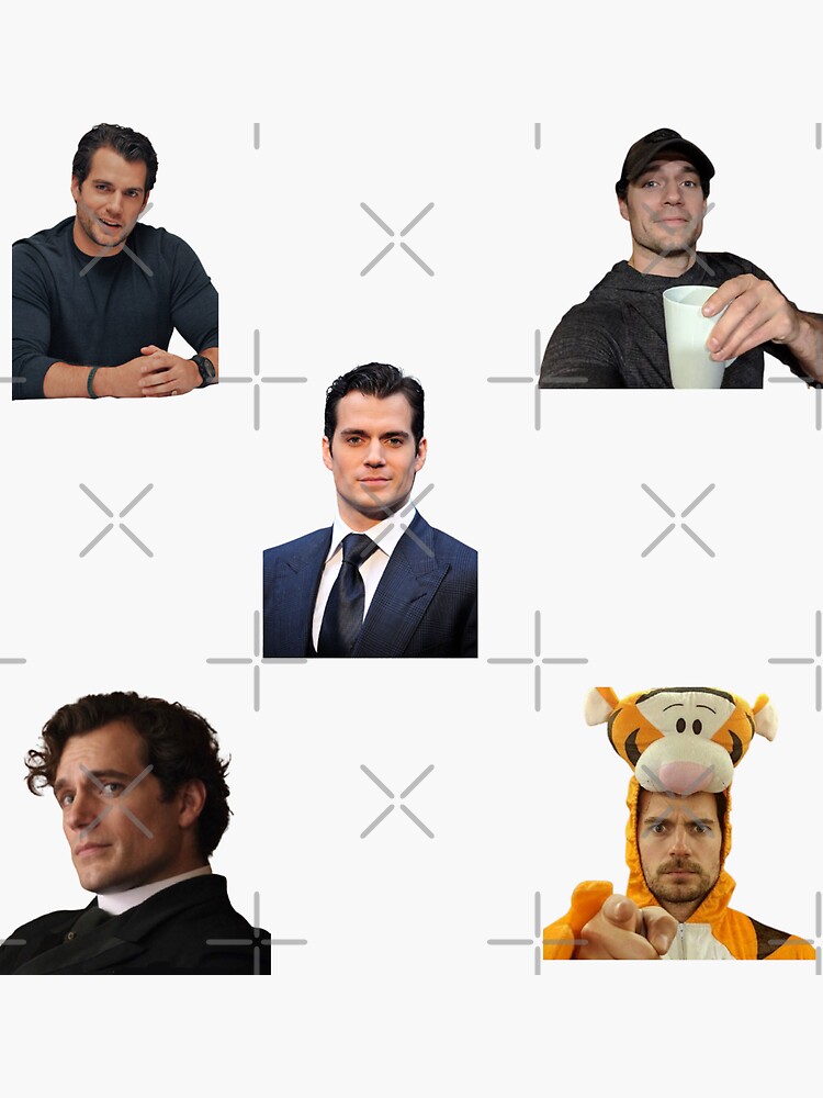 "Henry Cavill Sticker Pack x5" Sticker for Sale by DinoMars | Redbubble