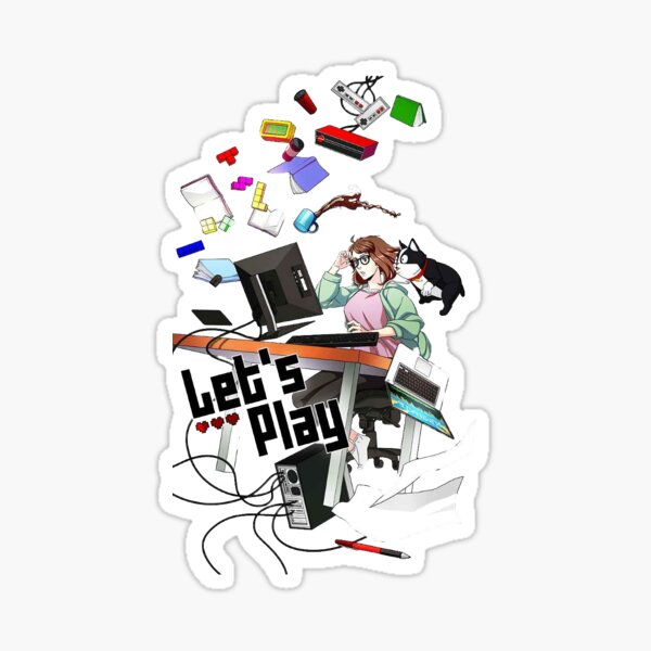 "Let's Play" Sticker by thymaker | Redbubble