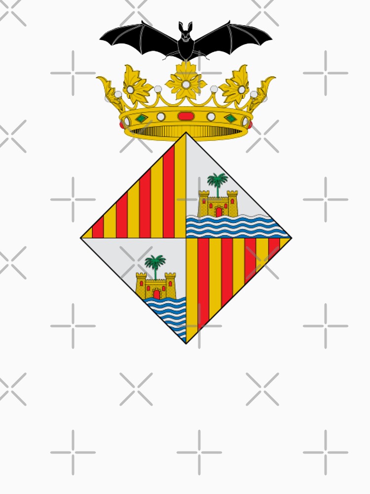 "mallorca flag coat of arms" T-shirt for Sale by mikoala50 | Redbubble ...