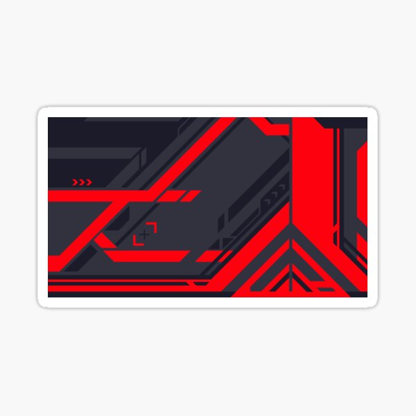 "CSGO | Grey & Red Pattern" Sticker for Sale by archanor | Redbubble