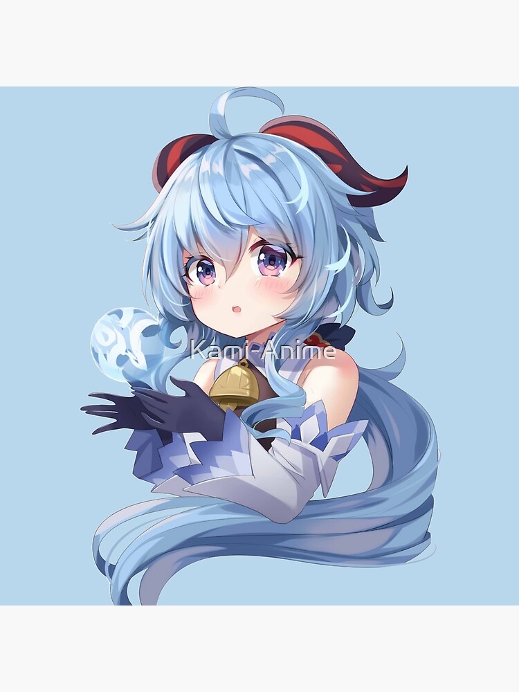 "Cute Ganyu - Genshin Impact -" Photographic Print by Kami-Anime ...