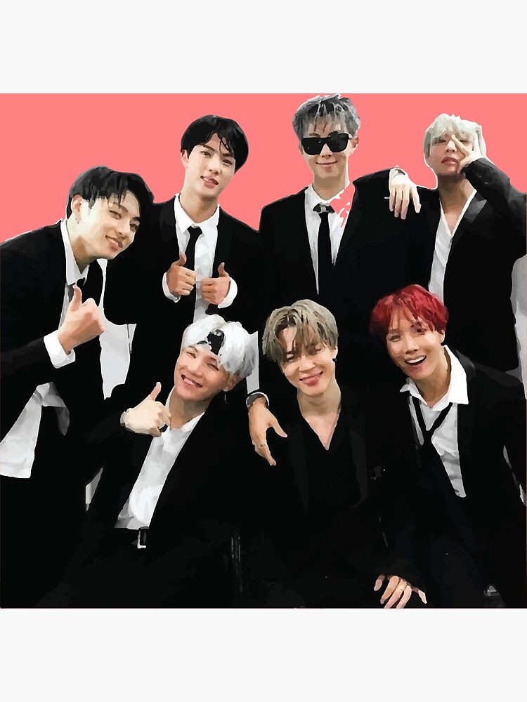 Póster «Lo último en hip-hop coreano | Banda de chicos coreanos ...