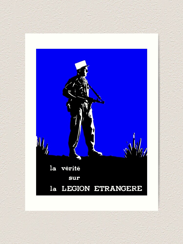 "French Foreign Legion Poster" Art Print by sirglennbo | Redbubble