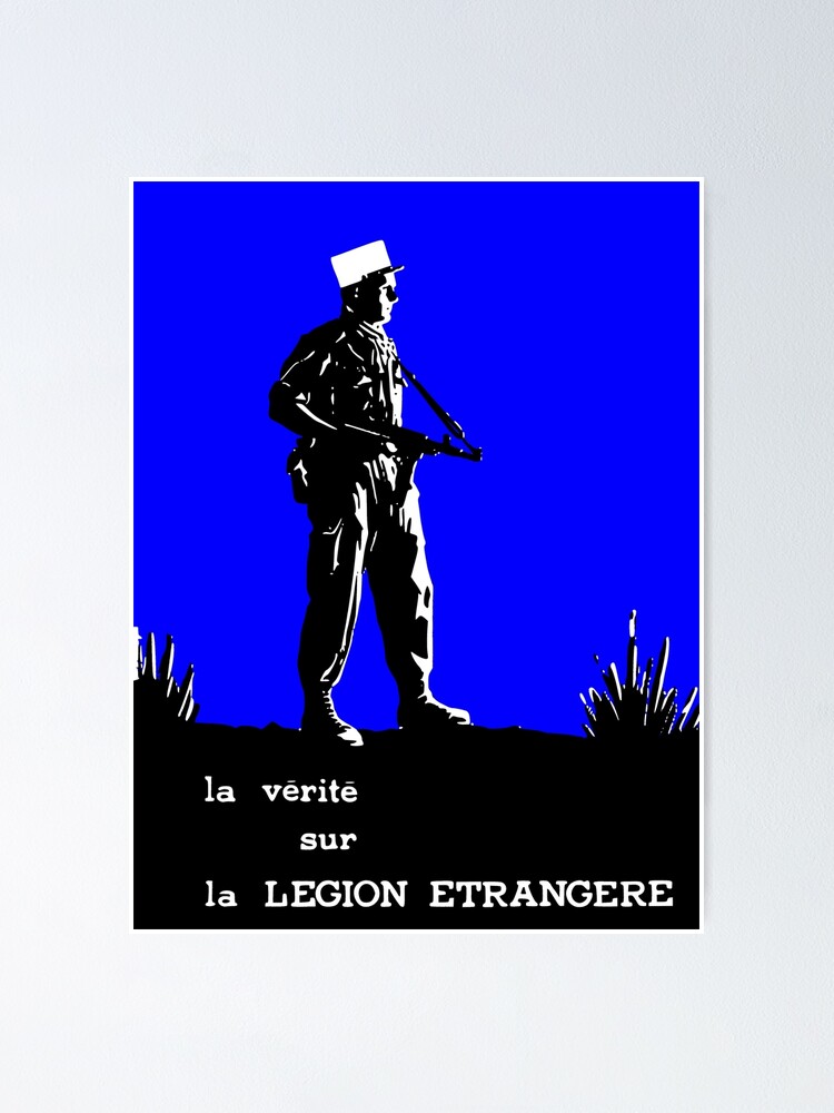 "French Foreign Legion Poster" Poster for Sale by sirglennbo | Redbubble