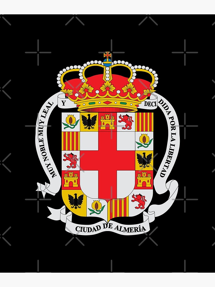 Lámina fotográfica « escudo de armas de la bandera de almería» de ...