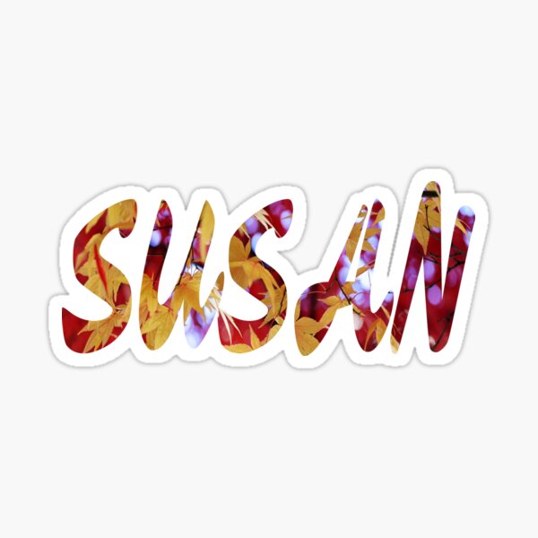 "Susan" Sticker for Sale by Areashor | Redbubble