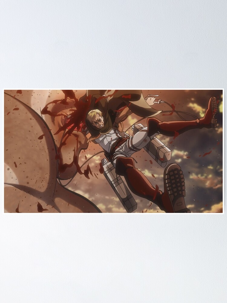 Póster «Erwin losing his arm» de DanGrey | Redbubble