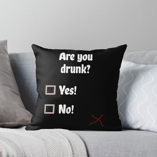 You Ever Drunk Ba Pillows & Cushions for Sale | Redbubble