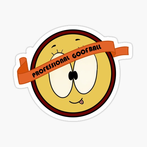 "Professional Goofball Sticker " Sticker for Sale by AnnaBananaArt ...