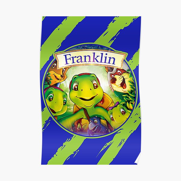 Franklin The Turtle Wall Art | Redbubble