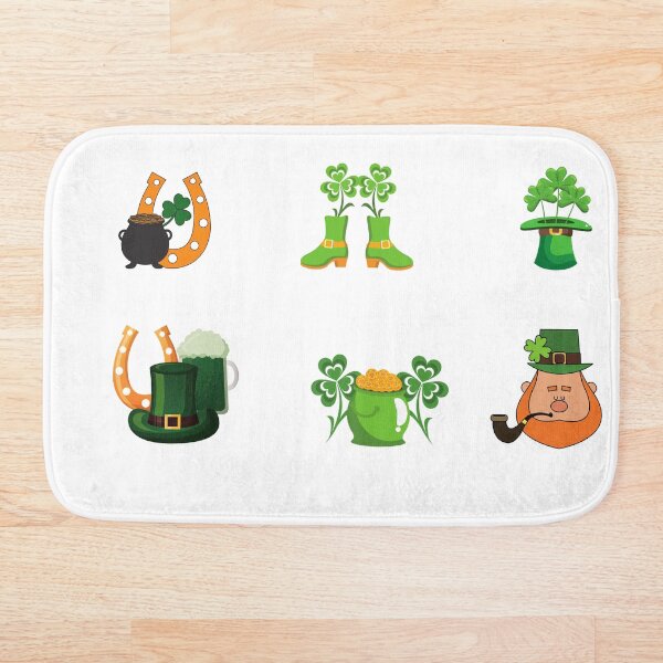 Badematte for Sale mit "Kopie von lassen Sie die Shenanigans beginnen" von Be-Creatix | Redbubble